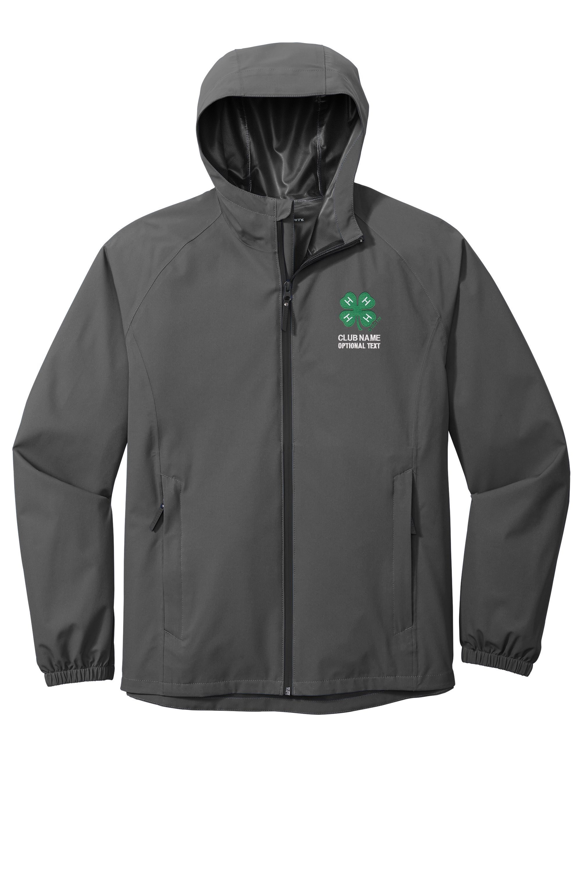 Hooded Jacket with Embroidered 4-H Logo - 4-H Store